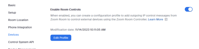 Zoom Room Controls – Kiel the Coder